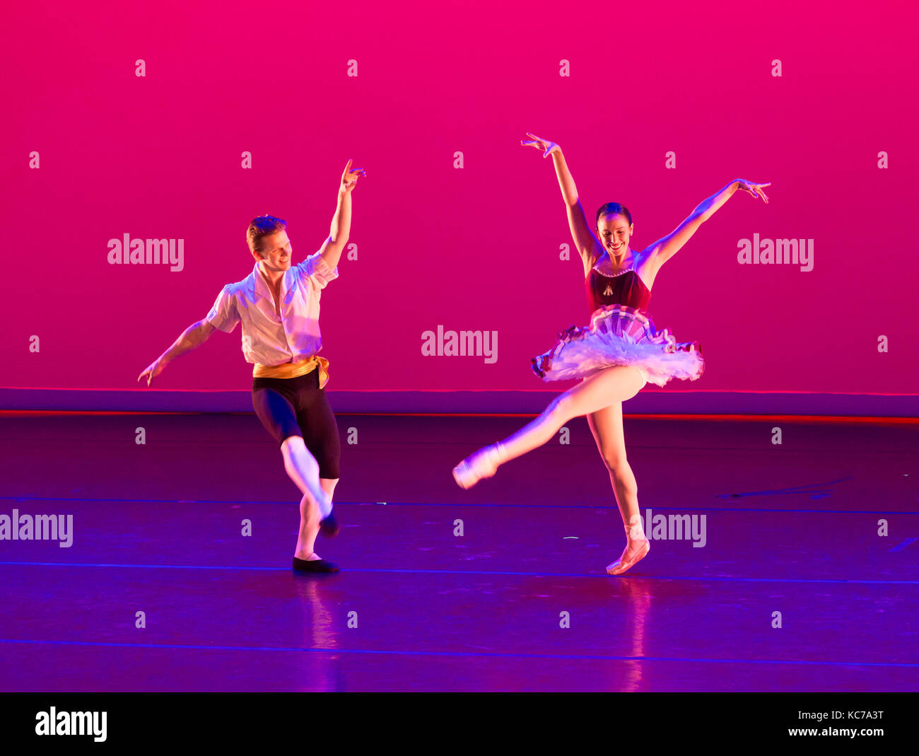 Brittany Pollack & Daniel Ulbricht of New York City Ballet perform ...
