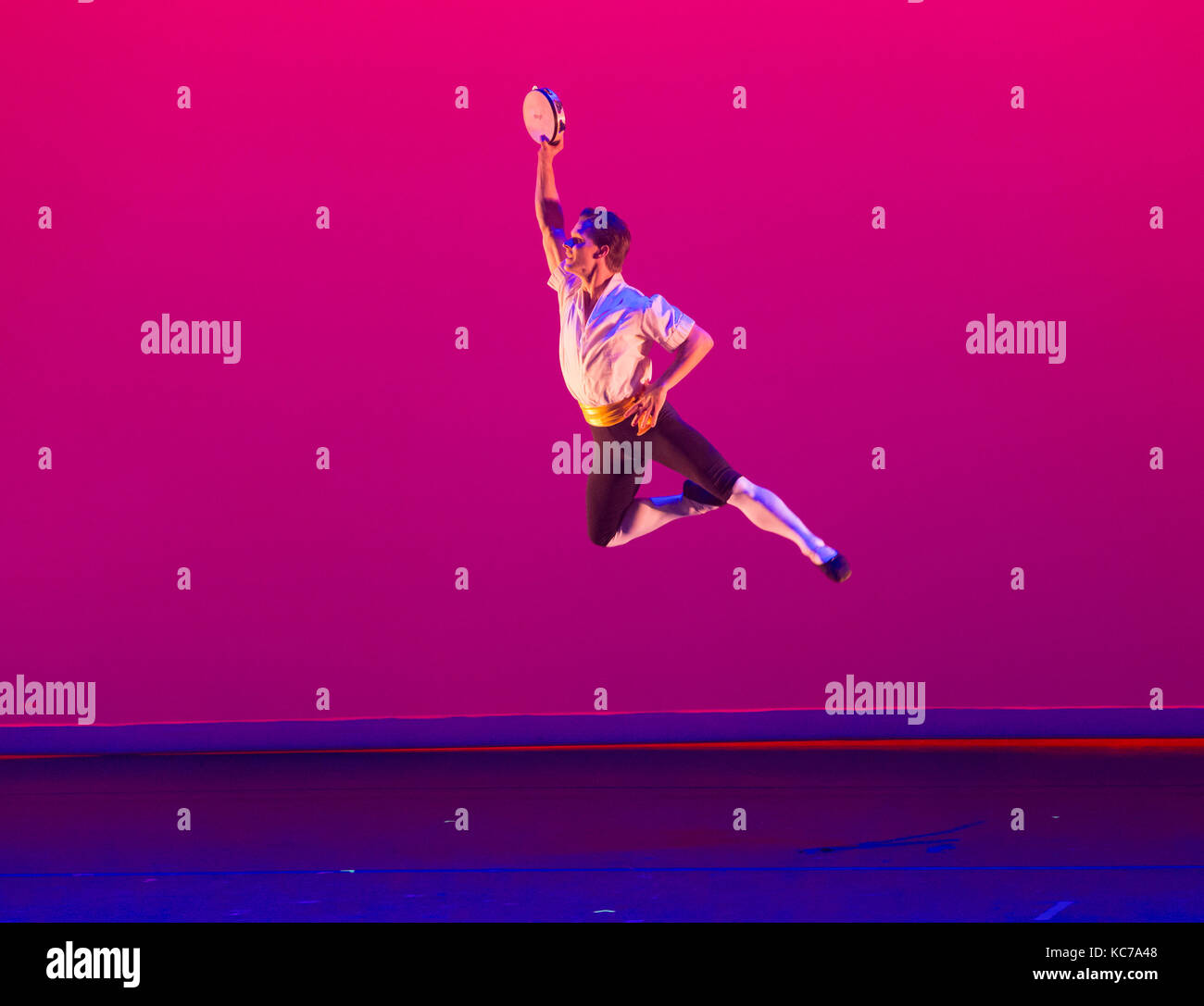 Daniel Ulbricht of New York City Ballet perform Tarantella during ...