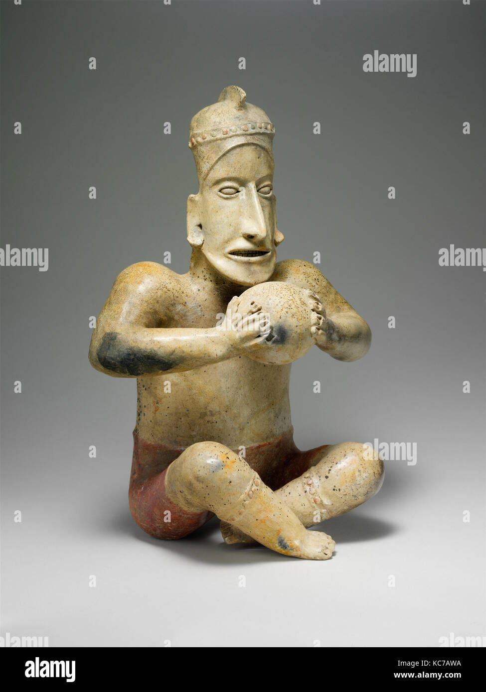 Seated Ballplayer, 1st century B.C.–A.D. 3rd century Stock Photo - Alamy