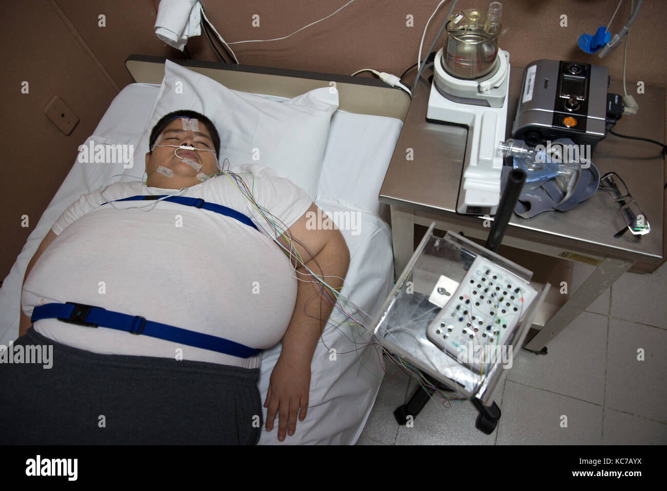 Polysomnography hi-res stock photography and images - Alamy