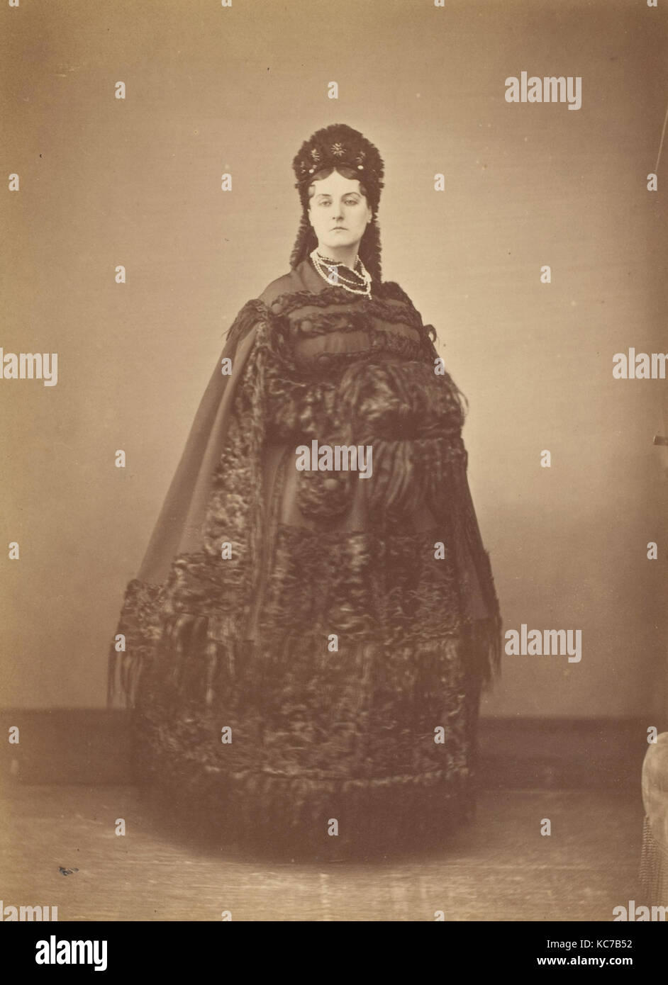 Le Caracul (L'Astrakhan), Pierre-Louis Pierson, 1860s Stock Photo - Alamy