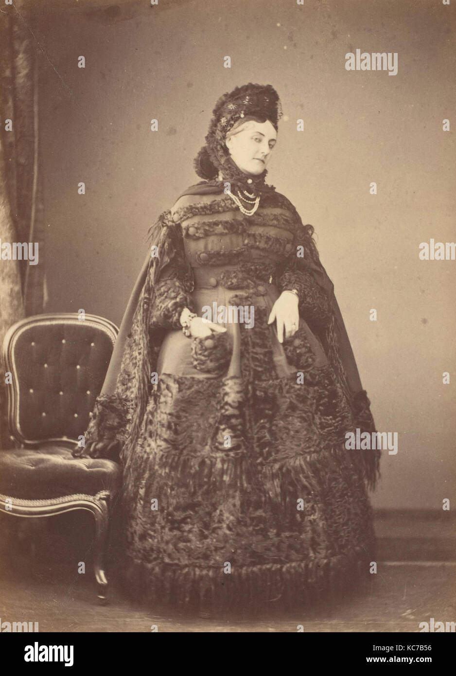 Le Caracul (L'Astrakhan), Pierre-Louis Pierson, 1860s Stock Photo - Alamy