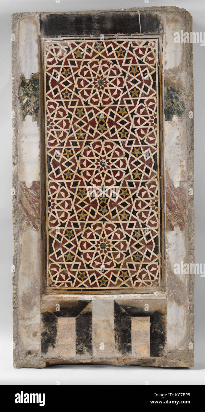 Wall Panel with Geometric Interlace, 15th century, Attributed to Egypt ...