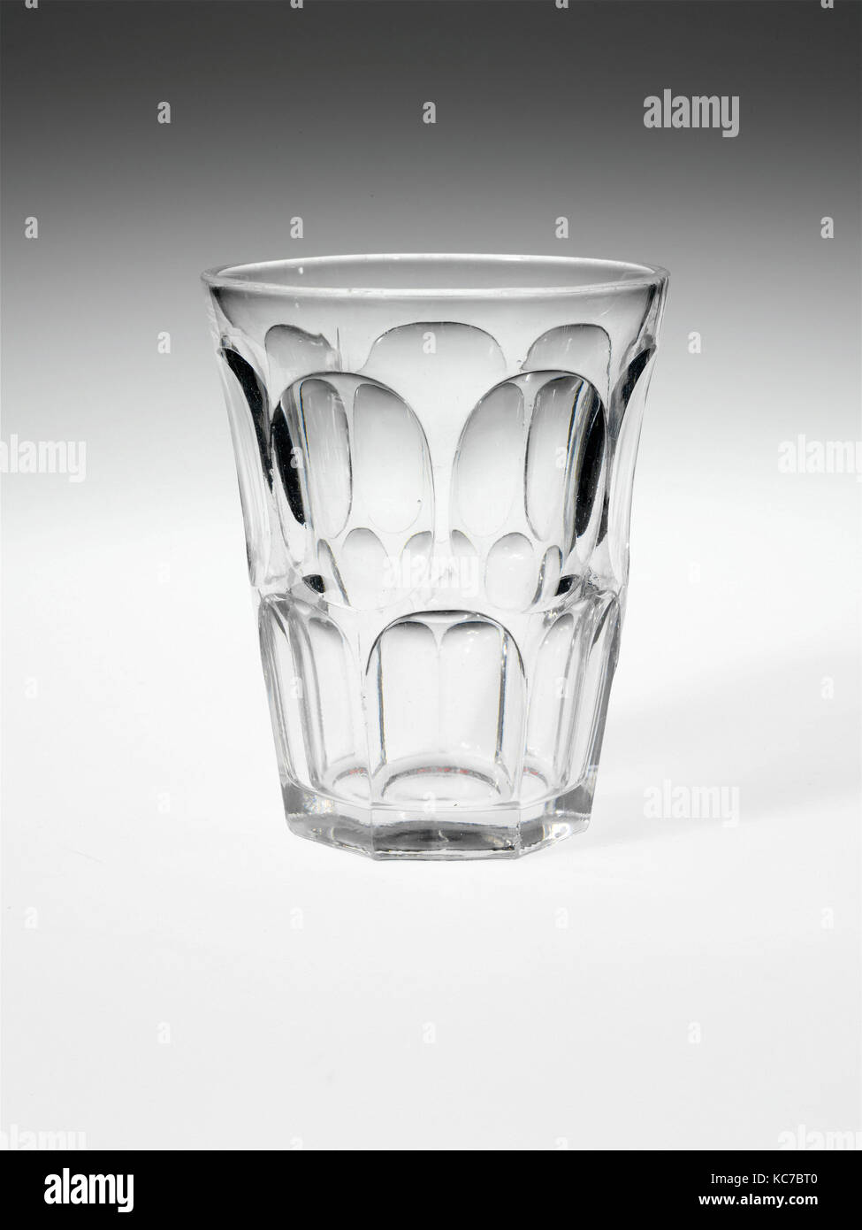 Flip Glass, 1830–70, Made in United States, American, Pressed glass, H ...