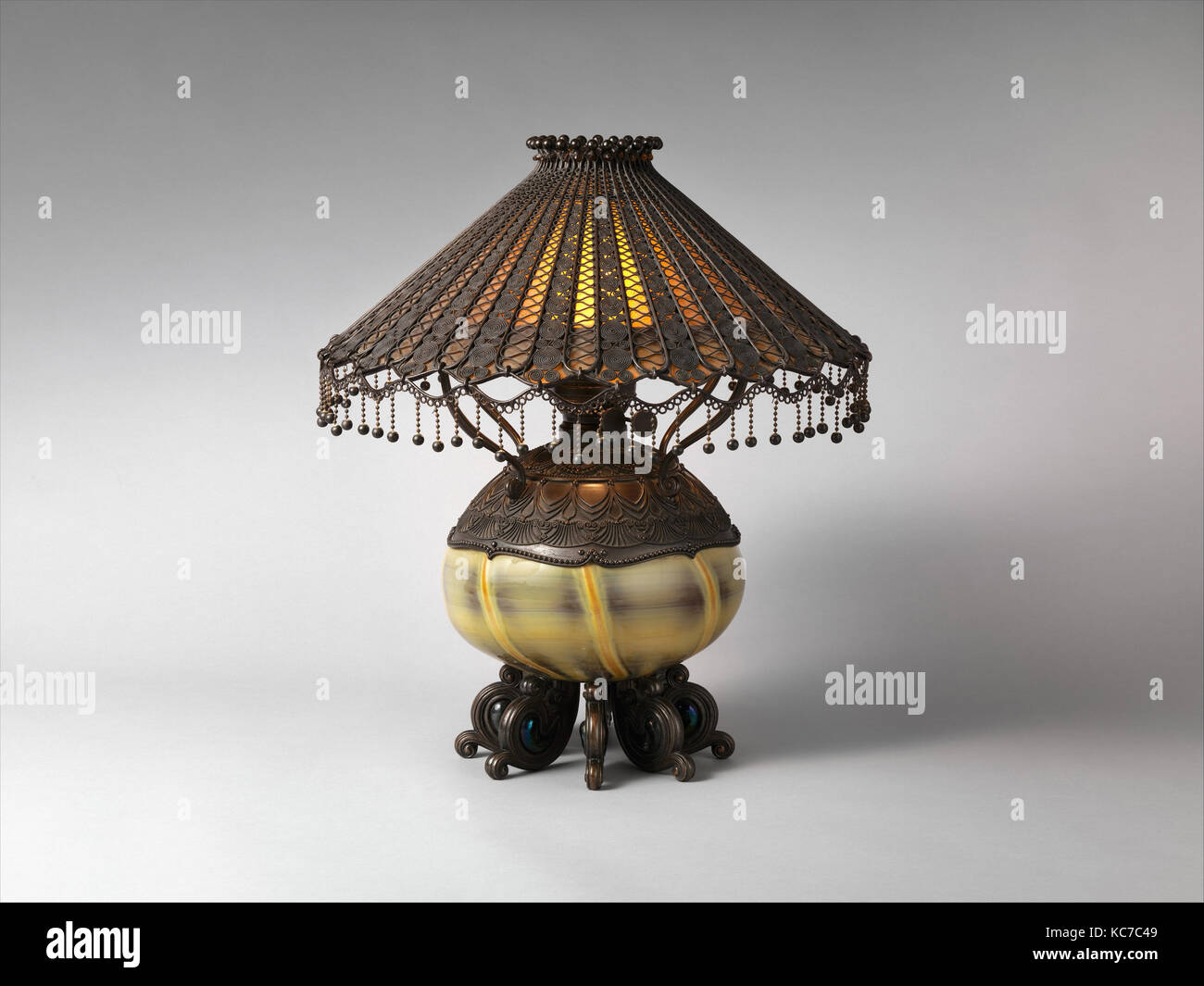 Table lamp, ca. 1895–98, Made in New York, New York, United States ...