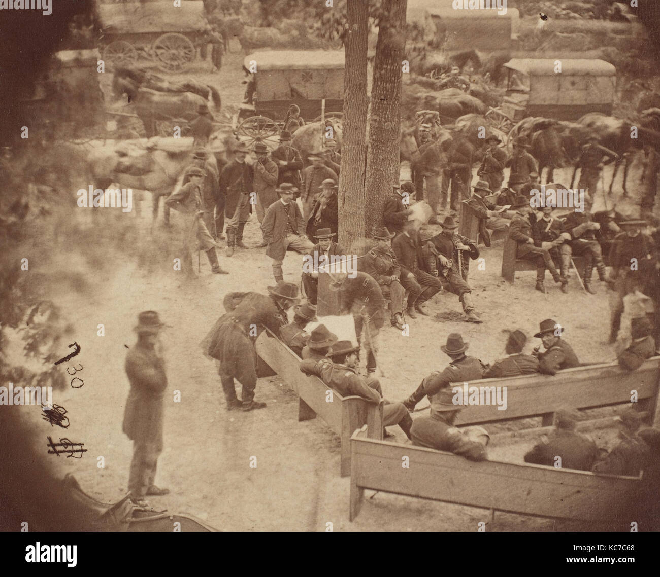 General Grant's Council of War, Massaponax Church, Virginia, Timothy H ...