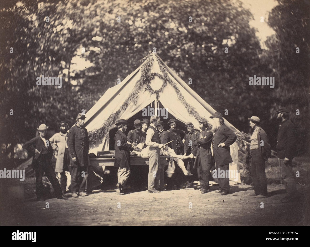 Operating Tent, Camp Letterman, Gettysburg, Pennsylvania, Possibly by ...