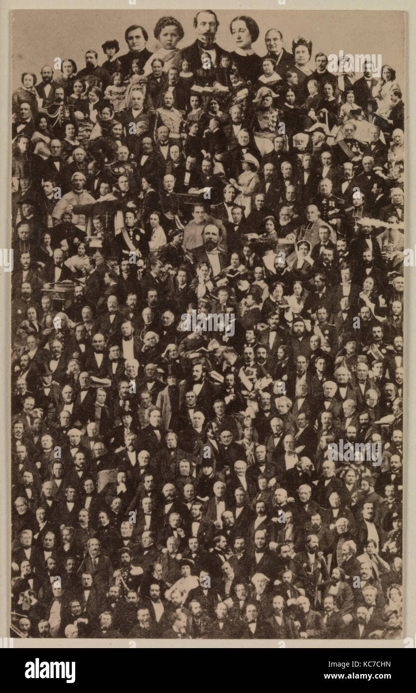 The Imperial Court of Napoleon III, André-Adolphe-Eugène Disdéri, ca ...