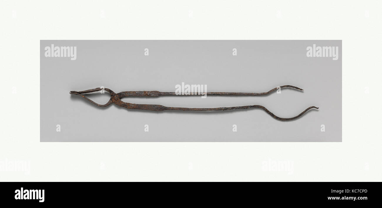 Iron fire-tongs, late 4th or early 3rd century B.C Stock Photo - Alamy