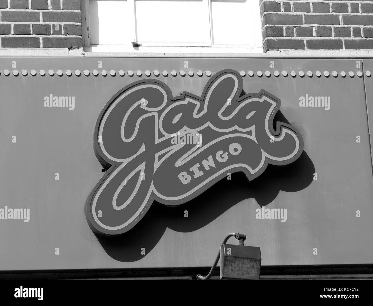 Gala bingo sign Black and White Stock Photos & Images - Alamy