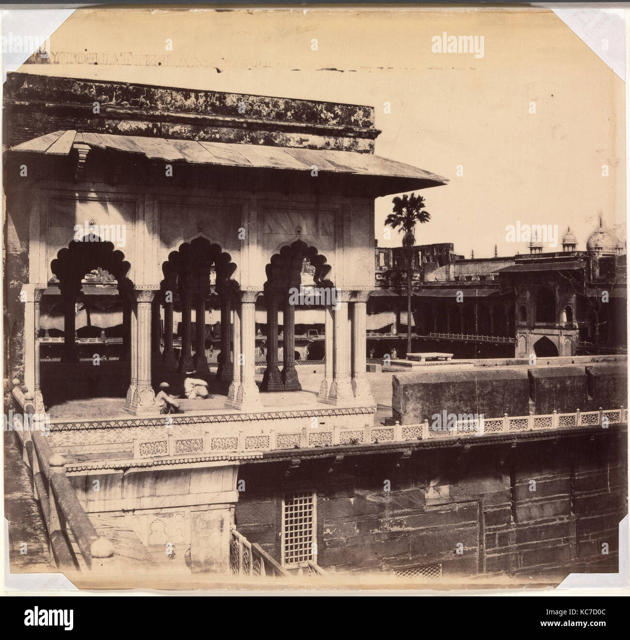 The Diwan-i Khas from the Mussaman Burj, Agra Palace, John Murray, 1862 ...