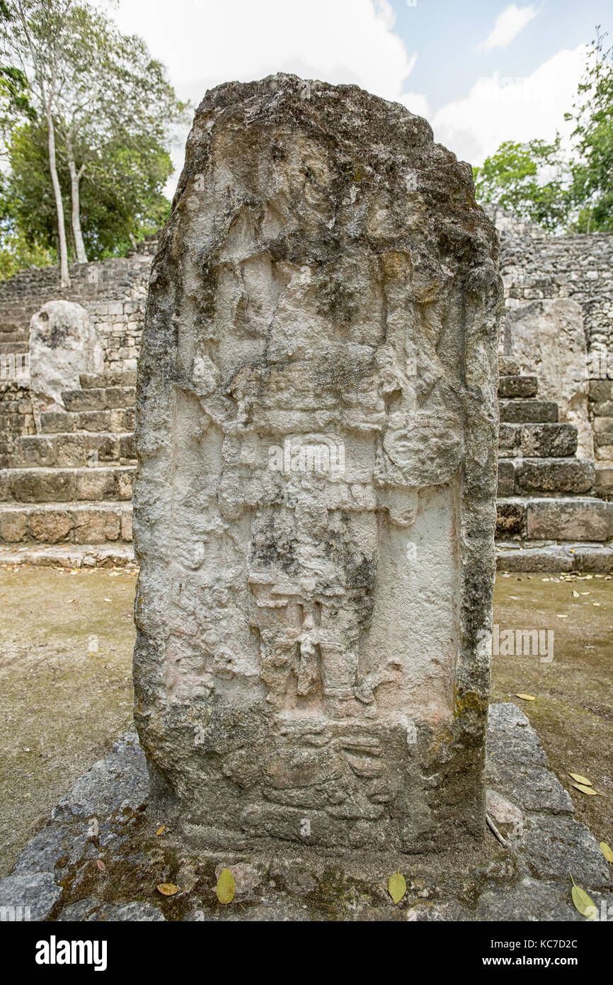 Mayan stelae hi-res stock photography and images - Alamy