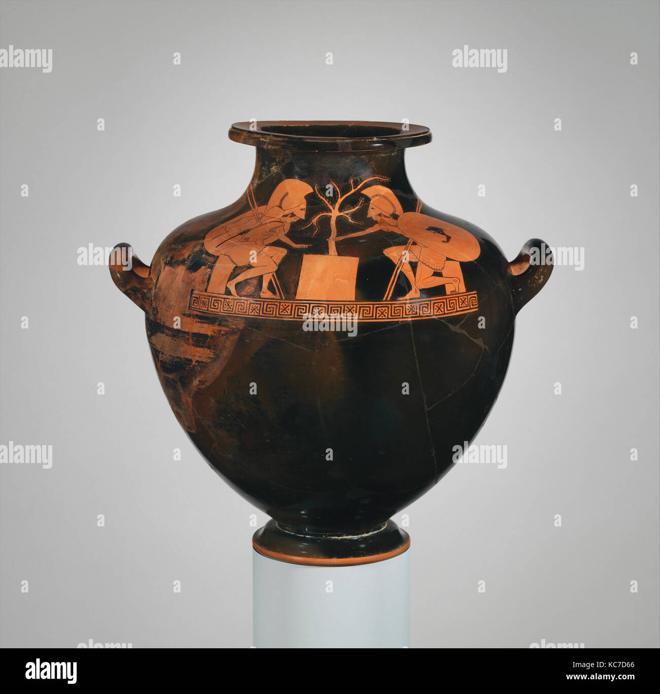 Terracotta hydria: kalpis (water jar), ca. 490 B.C Stock Photo - Alamy