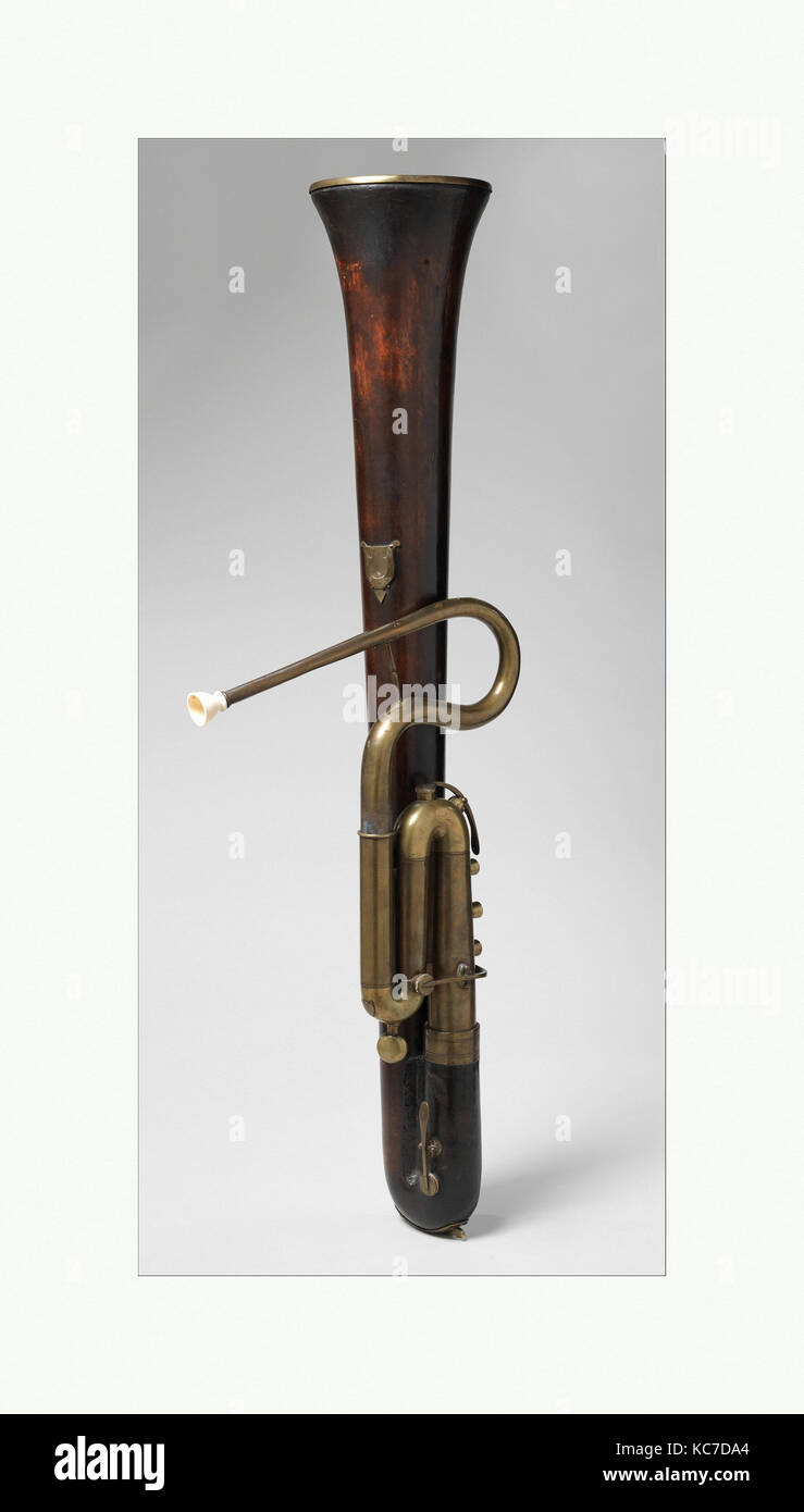 Serpent Forveille in B-flat, ca. 1825, Paris, France, French, Wood ...