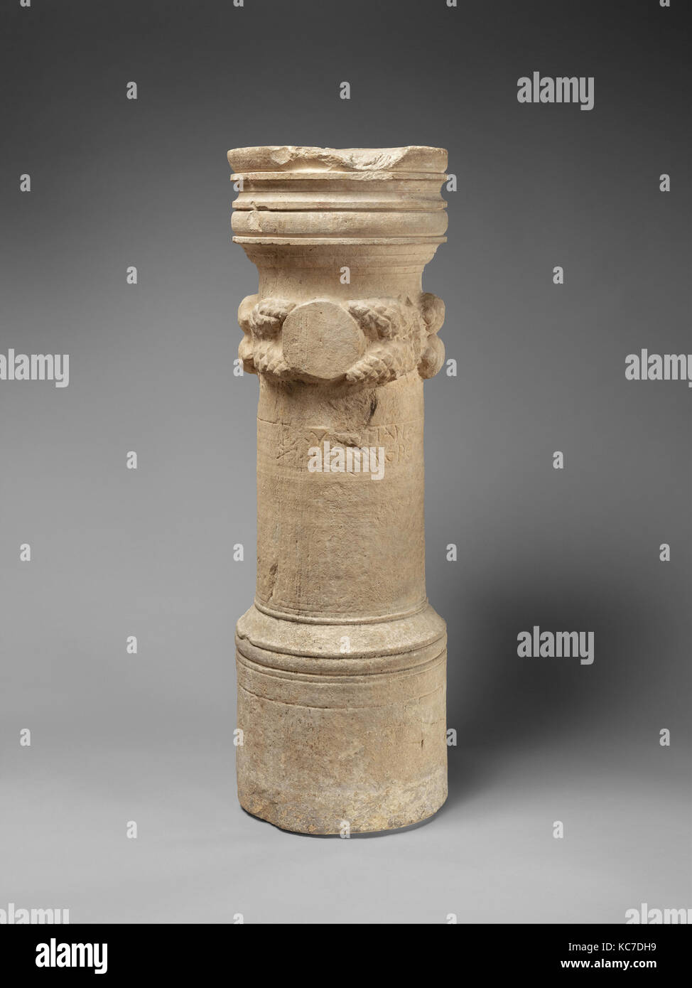 Limestone funerary cippus, Imperial, early 3rd century A.D., Roman ...