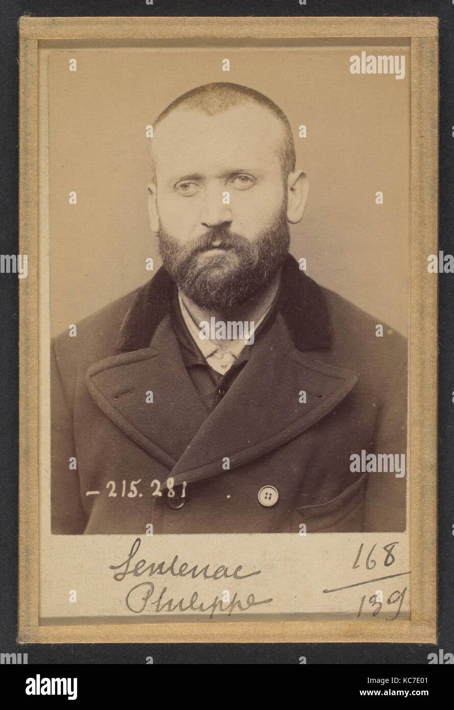 Sentenac. Phillipe. 36 ans, né à Soulan (Ariège). Menuisier. Anarchiste ...