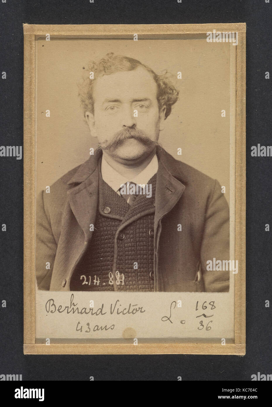 Ber(h)nard. Victor. 43 ans, né à Paris. Coupeur. Anarchiste. Fiché le ...