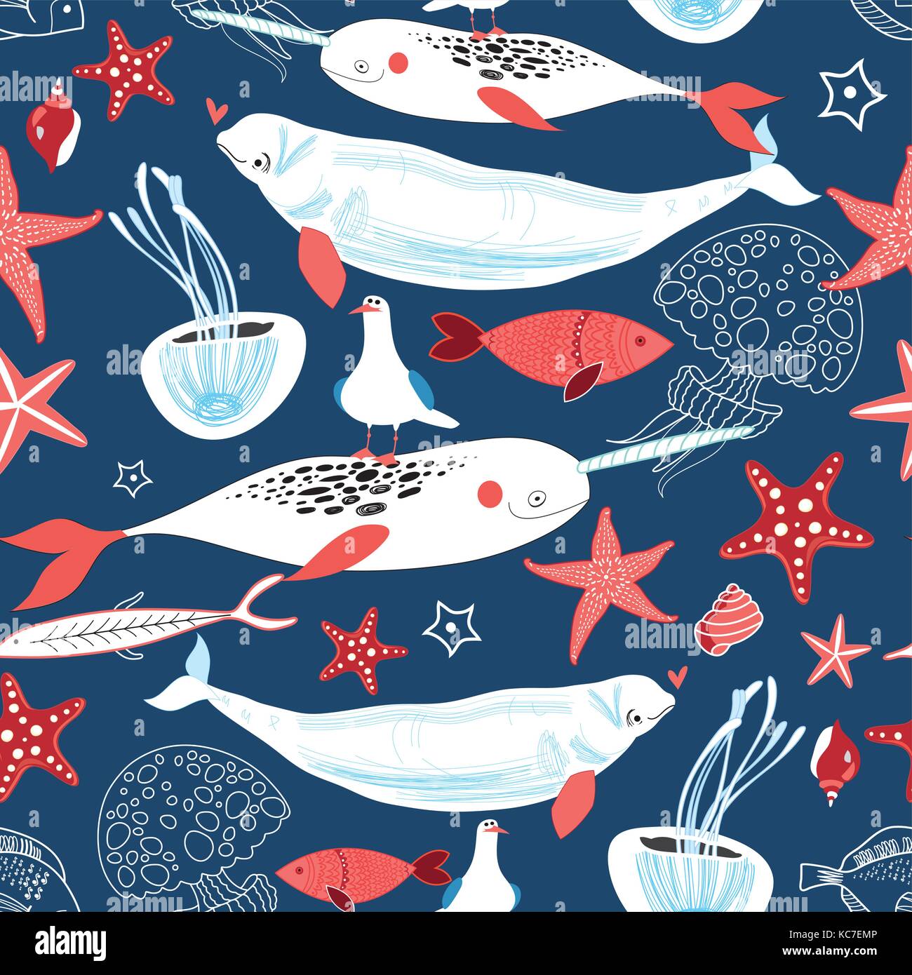 Huge cetaceans Stock Vector Images - Alamy