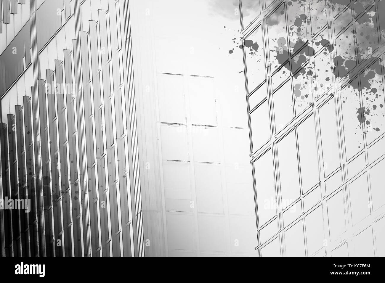 Commercial Building and Architecture at Close up view Stock Photo - Alamy