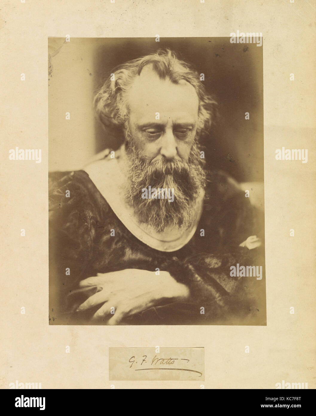George Frederick Watts, David Wilkie Wynfield, 1860s Stock Photo - Alamy