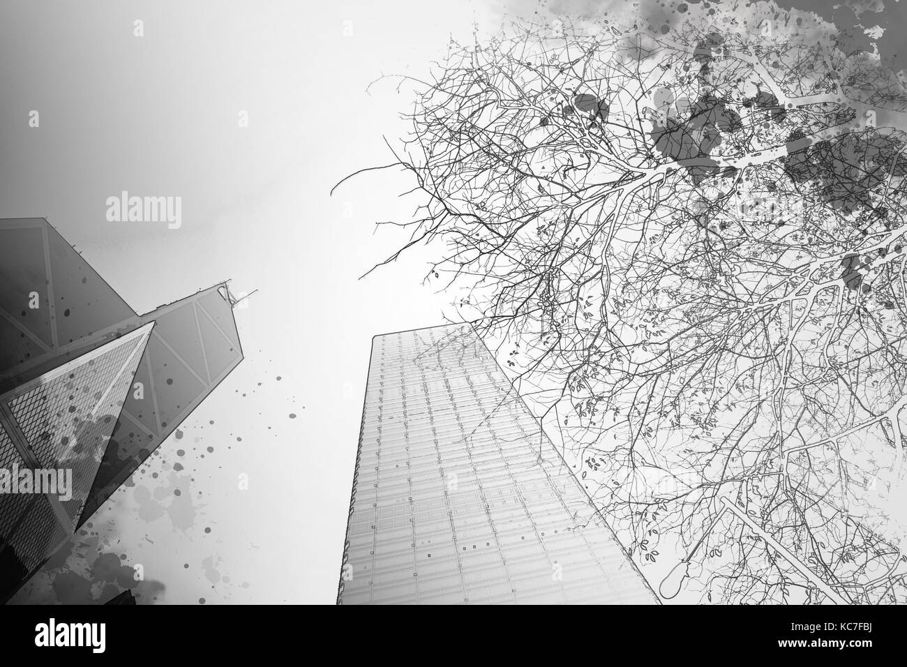 Commercial Building and Architecture at Close up view Stock Photo - Alamy