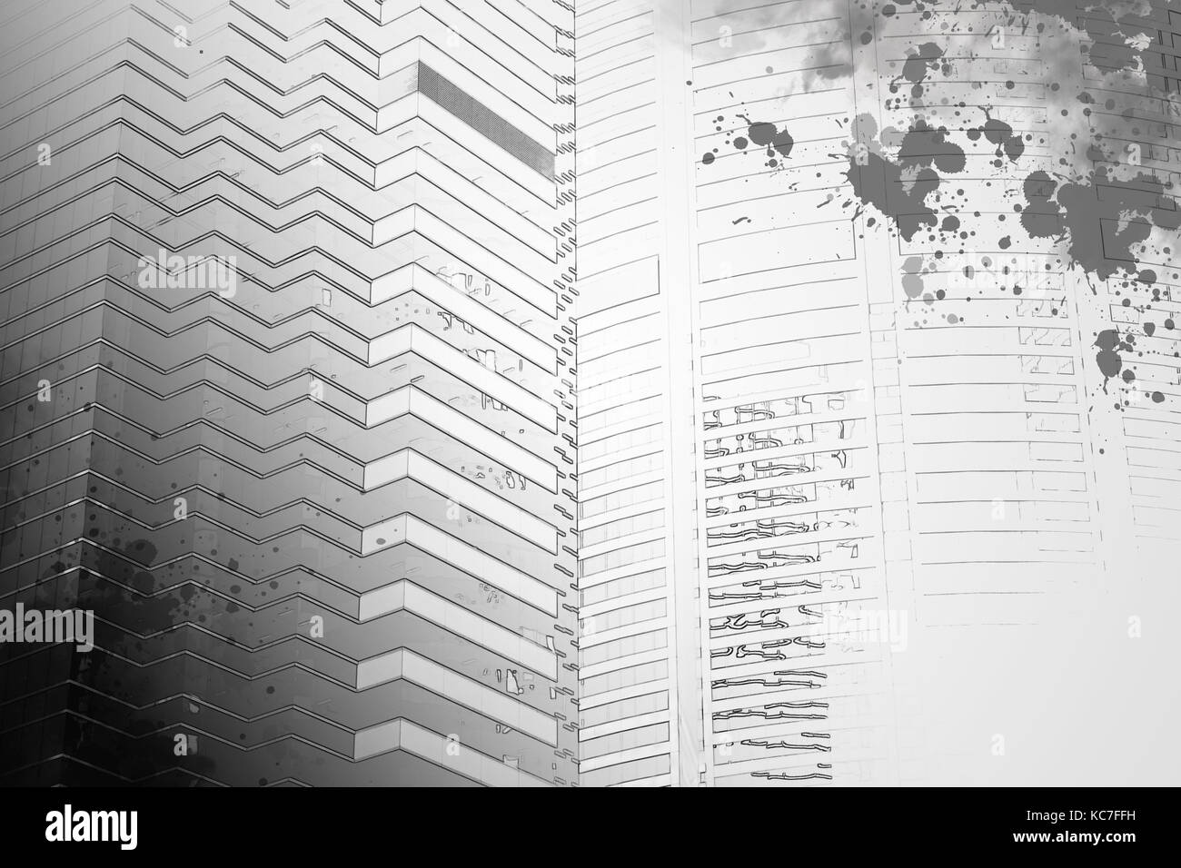 Commercial Building and Architecture at Close up view Stock Photo - Alamy