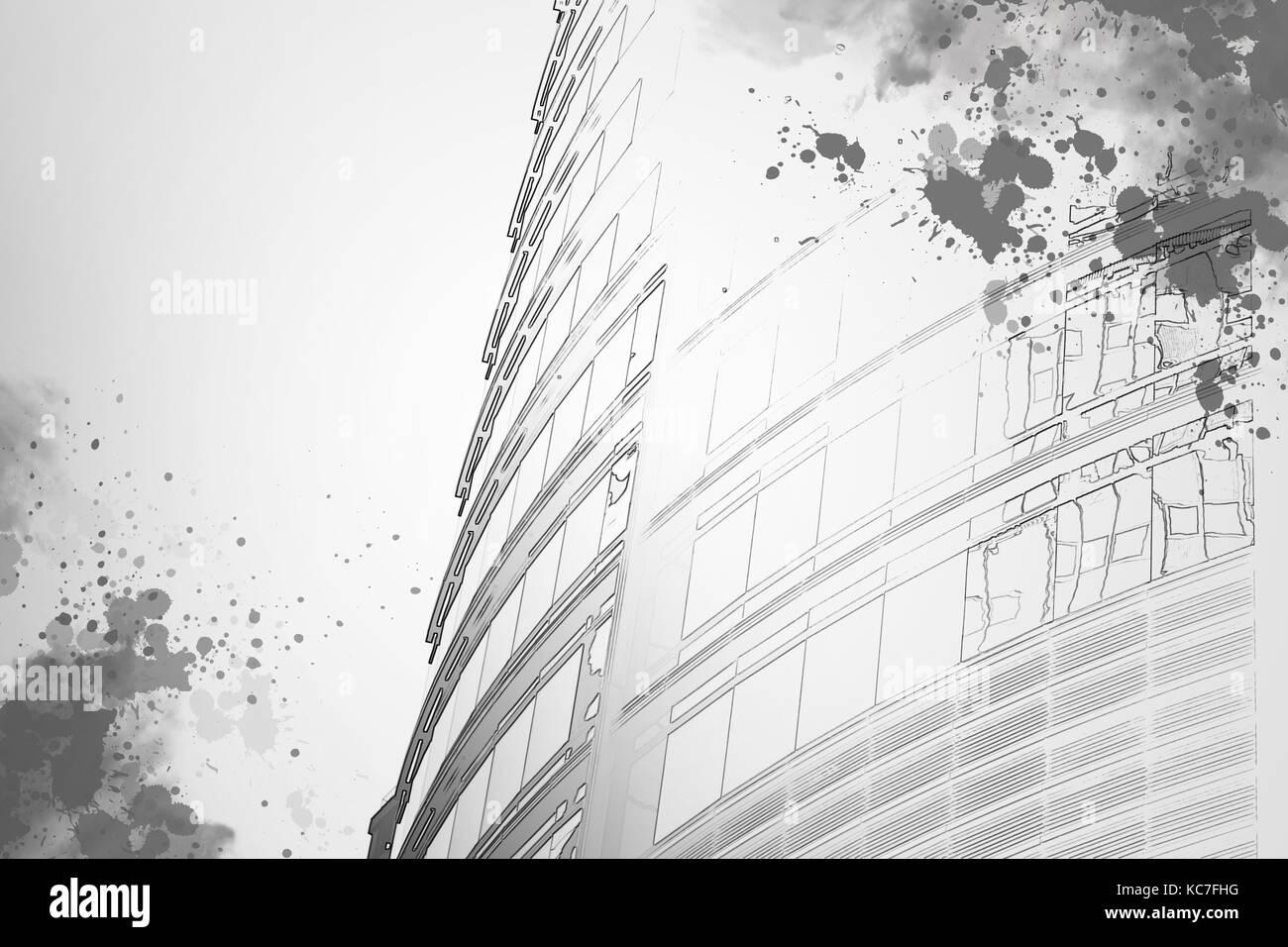 Commercial Building and Architecture at Close up view Stock Photo - Alamy