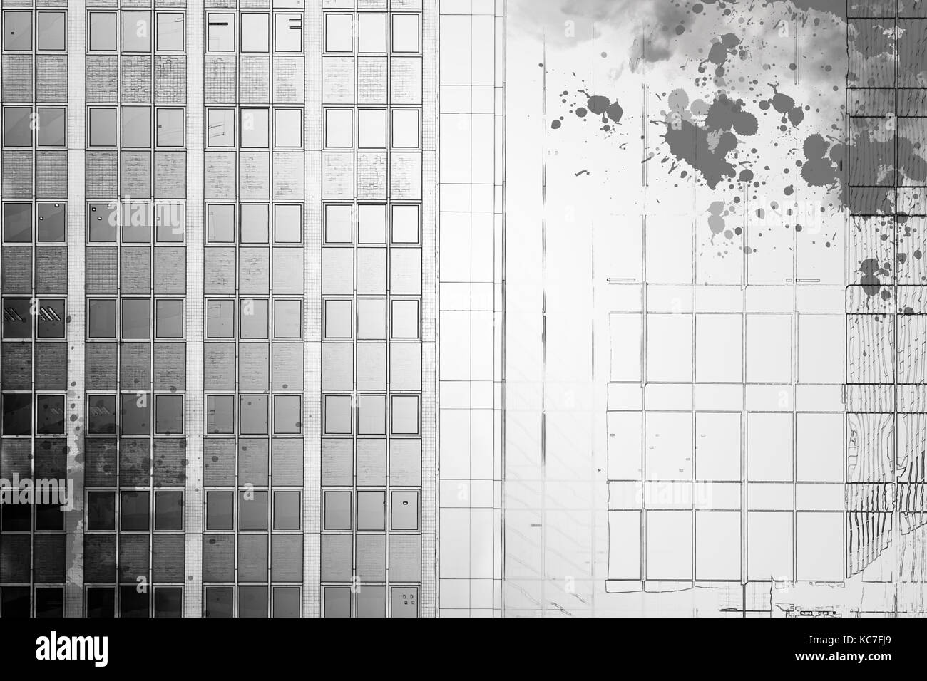 Commercial Building and Architecture at Close up view Stock Photo - Alamy