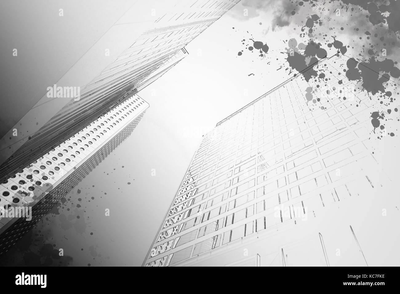 Commercial Building and Architecture at Close up view Stock Photo - Alamy