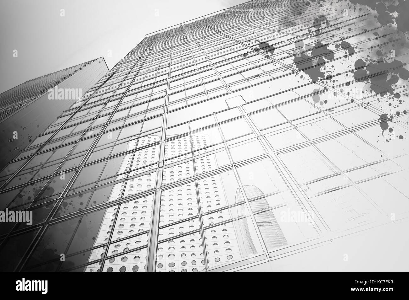 Commercial Building and Architecture at Close up view Stock Photo - Alamy