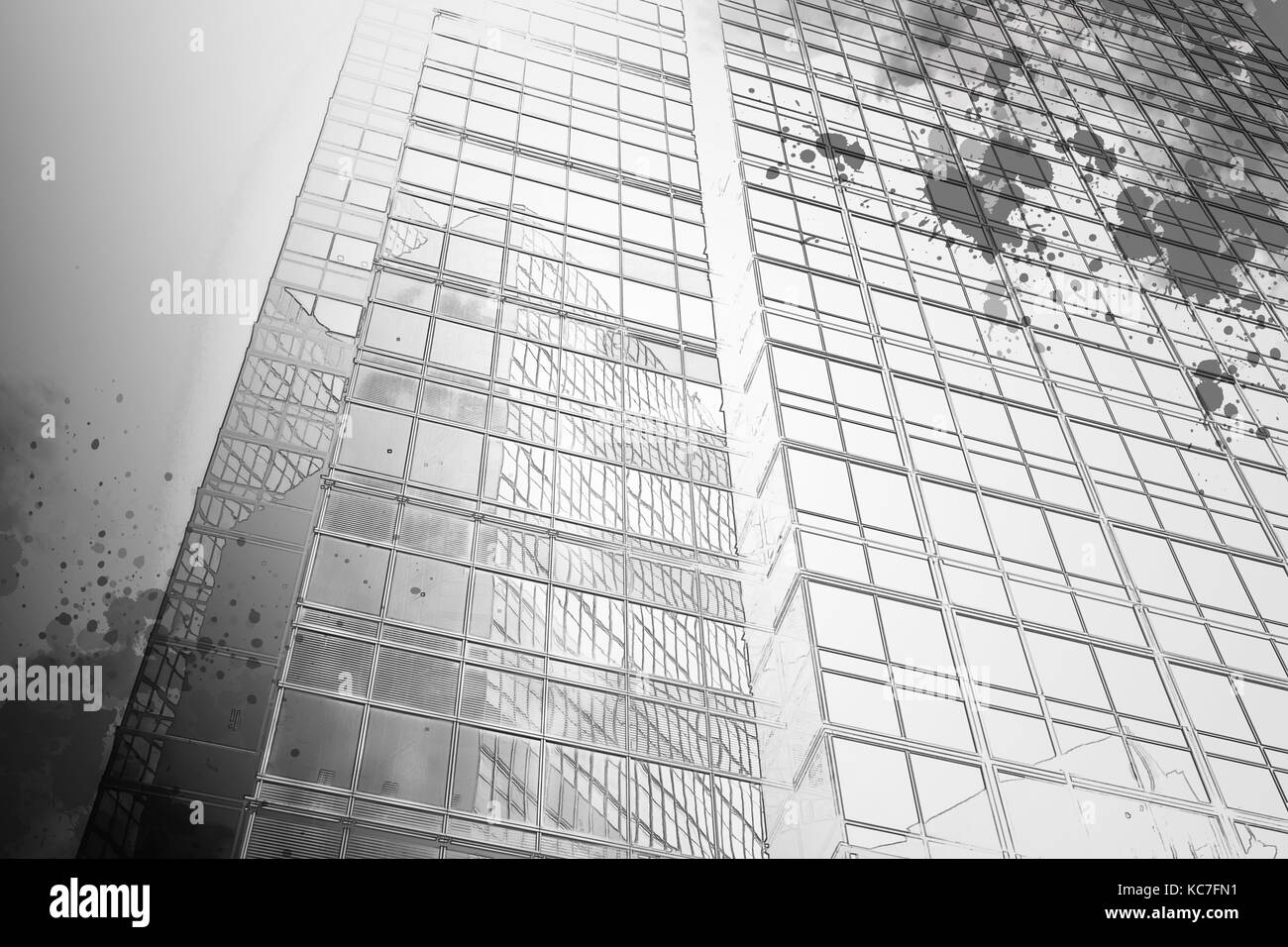 Commercial Building and Architecture at Close up view Stock Photo - Alamy