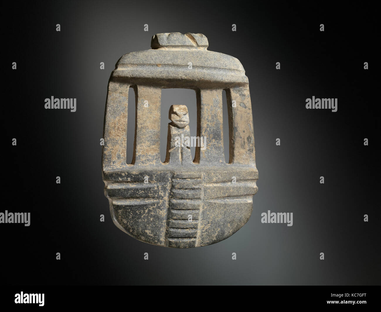 Temple Model, 200 B.C.–A.D. 500, Mexico, Mesoamerica, Guerrero, Mezcala ...