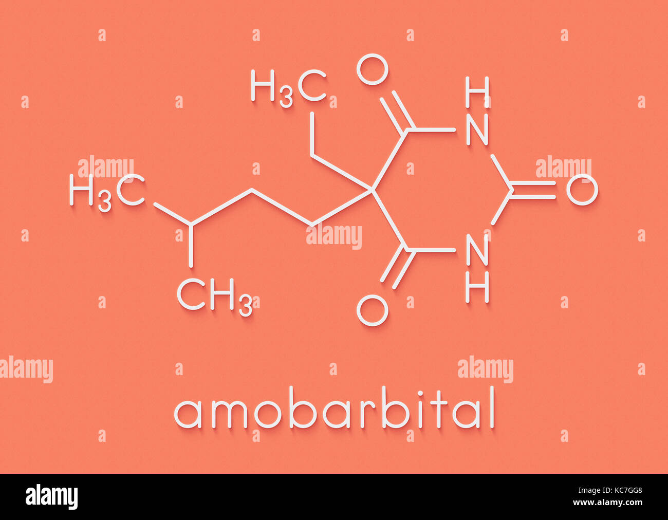 Barbital molecular hi-res stock photography and images - Alamy