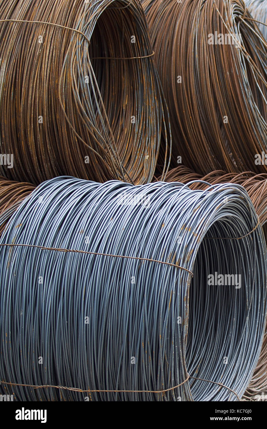 Thin metal reinforcement wound into bays at the metal products ...