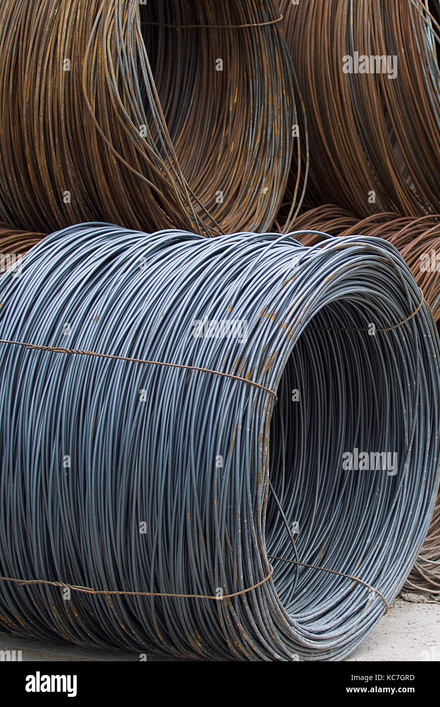 Thin metal reinforcement wound into bays at the metal products ...