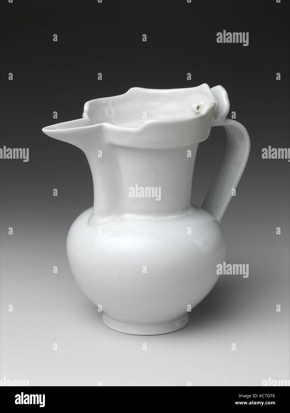 Ewer in the Shape of a Tibetan Monk's Cap, early 15th century Stock ...