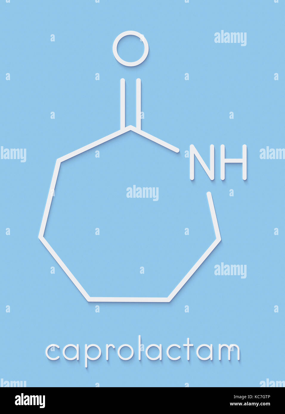 Caprolactam molecule hi-res stock photography and images - Alamy