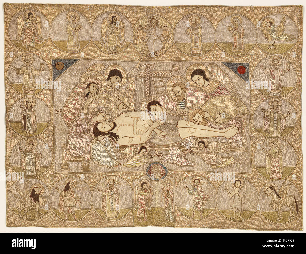 Epitaphios (Plashchanitsa), third quarter 17th century Stock Photo - Alamy