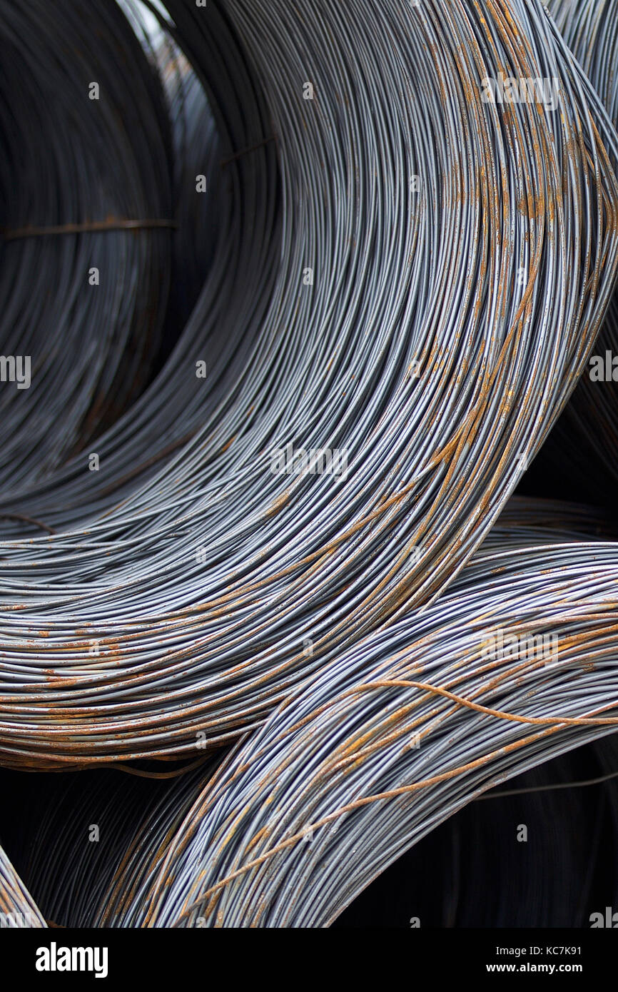 Thin metal reinforcement wound into bays at the metal products ...