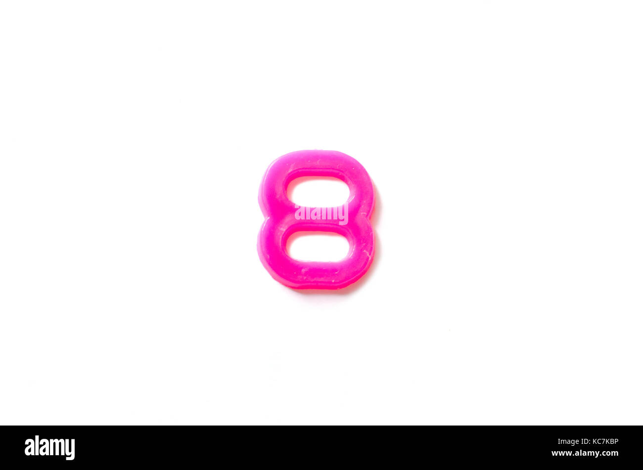 Plastic letters isolated white background Stock Photo - Alamy