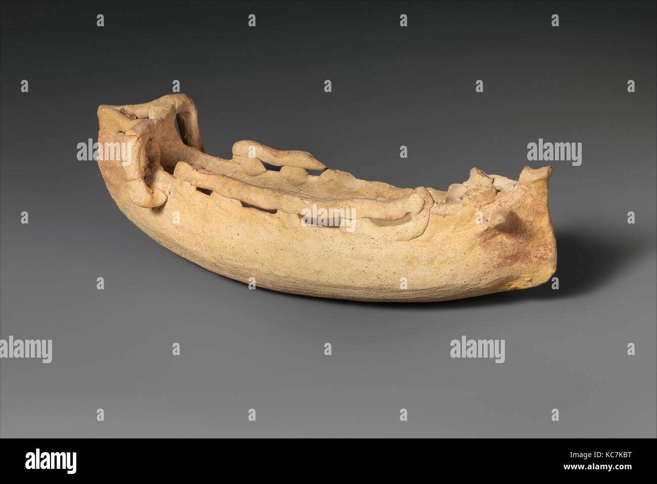 Terracotta model of a ship, Cypro-Archaic II, 6th century B.C., Cypriot ...