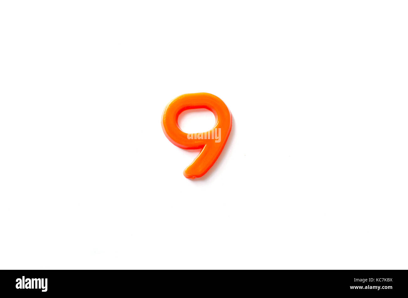 Plastic letters isolated white background Stock Photo - Alamy