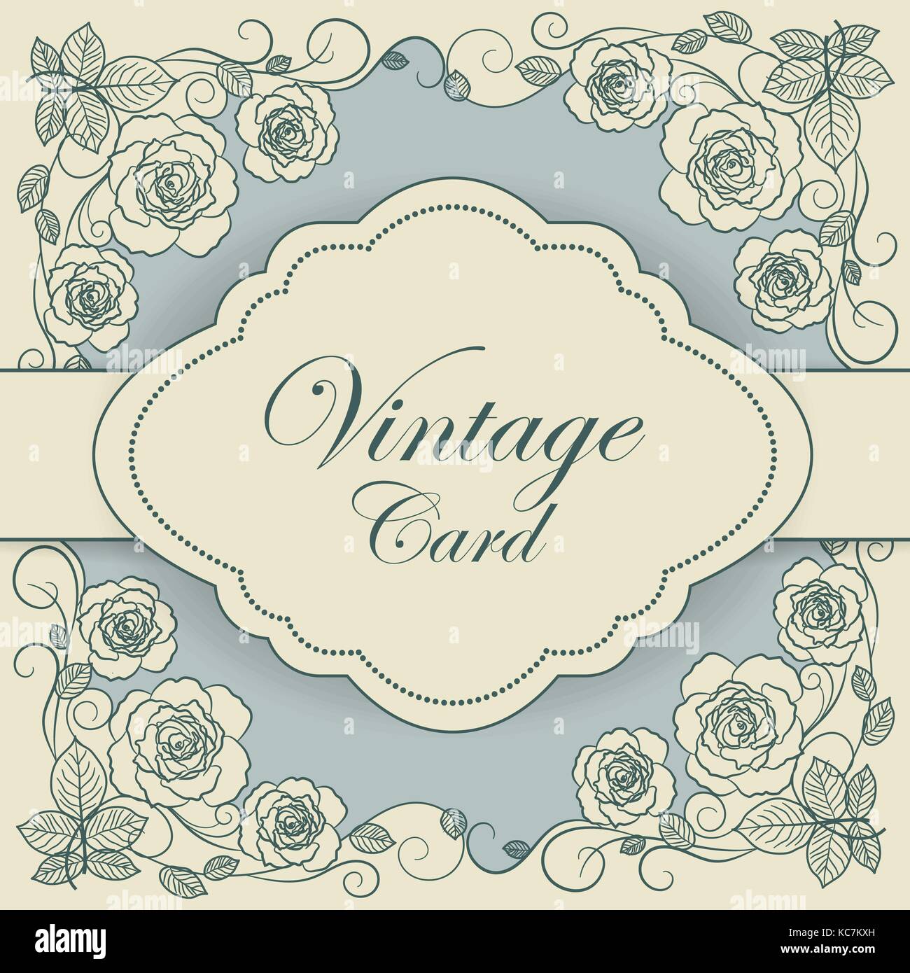 Square paper card border Stock Vector Images - Alamy