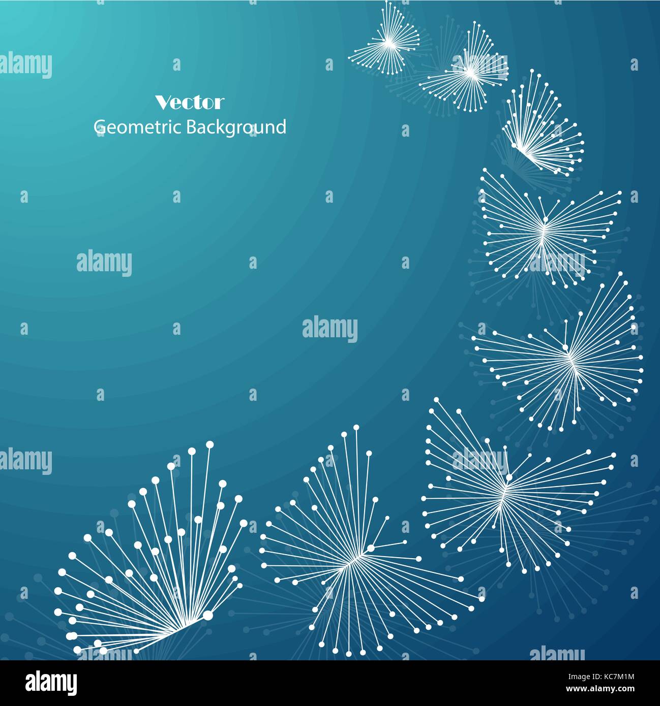 Geometric pattern with connected lines and dots Stock Vector Image ...