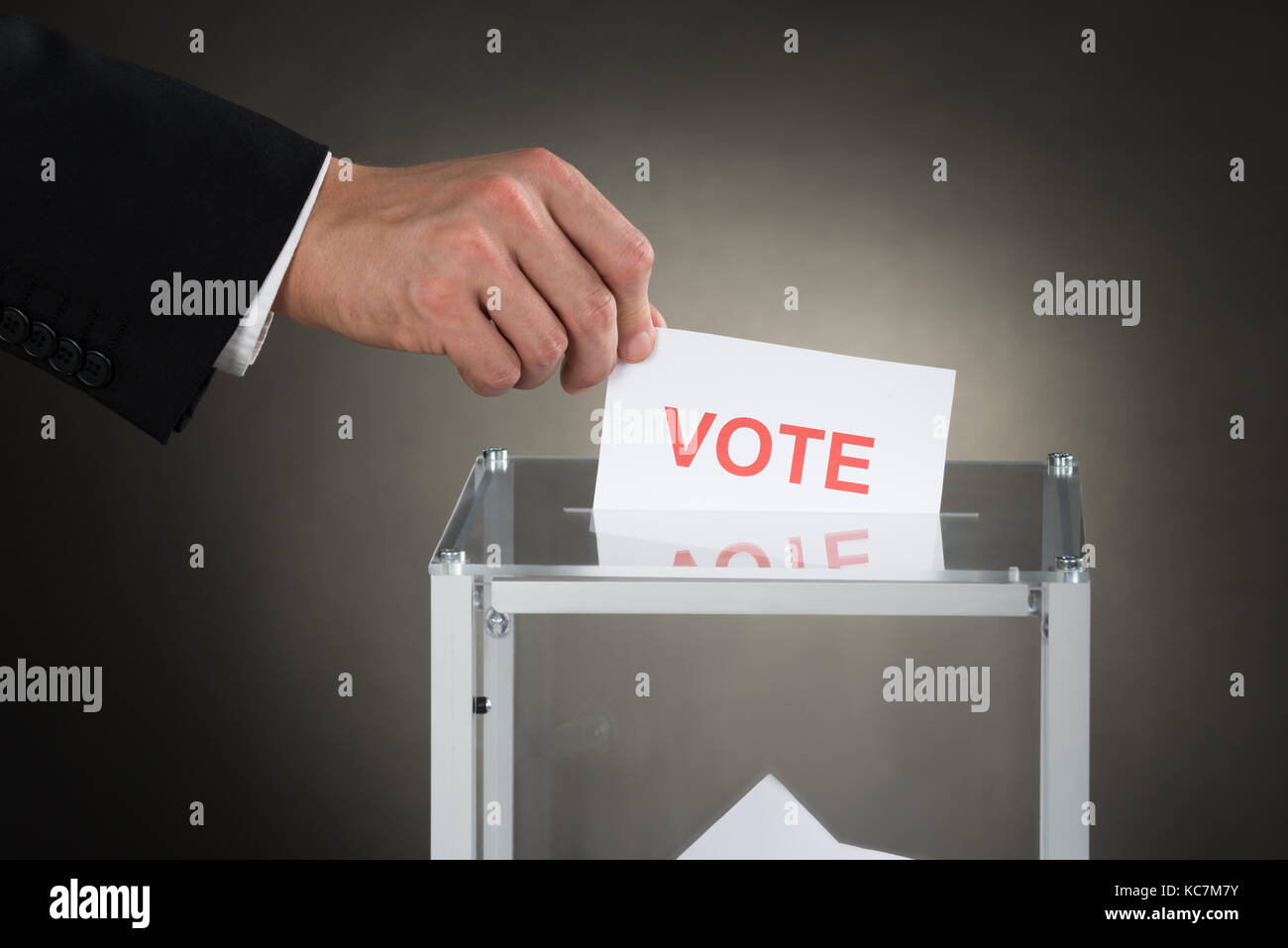 Transparent ballot box vote hi-res stock photography and images - Alamy