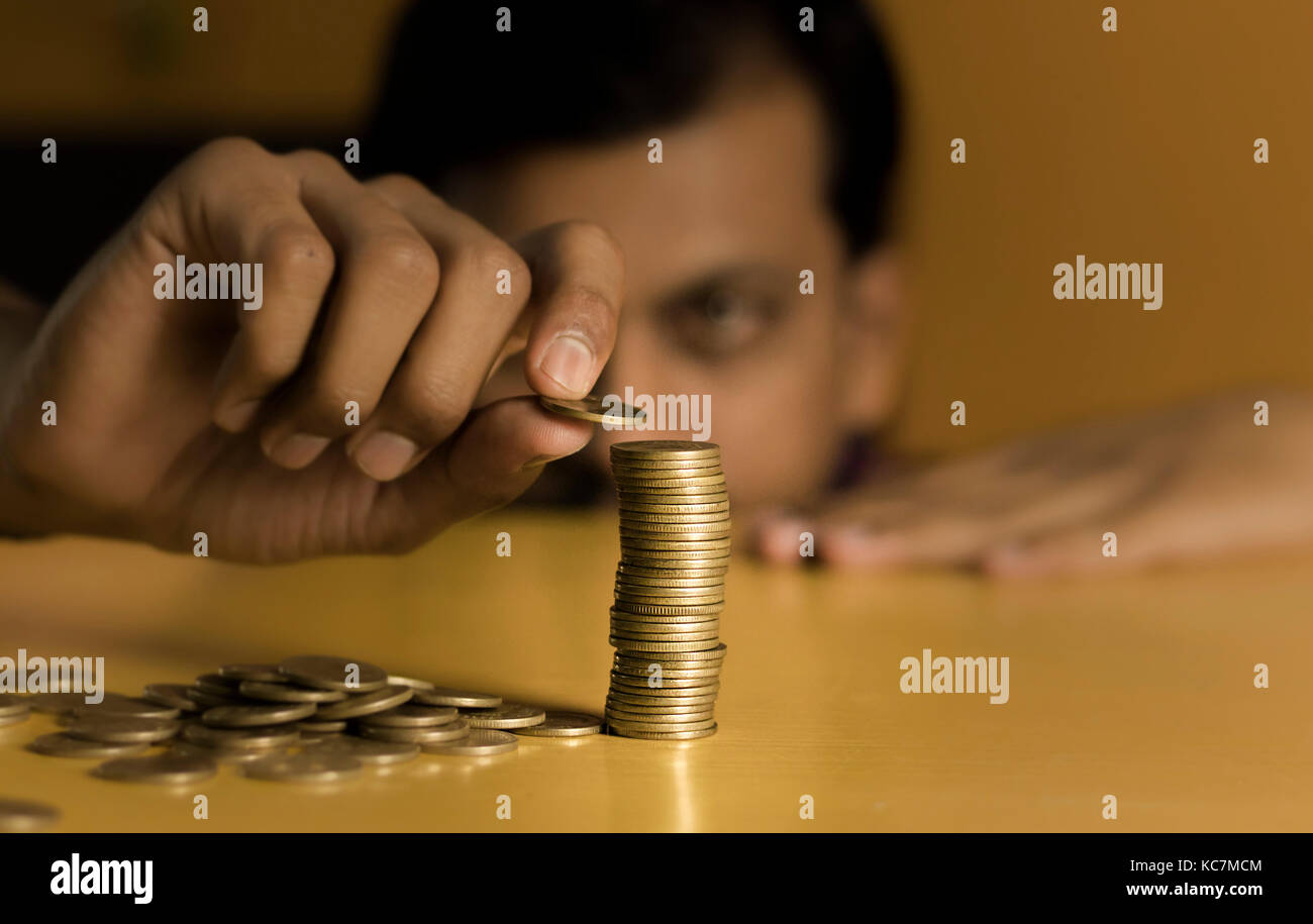 Counting stacks hi-res stock photography and images - Alamy