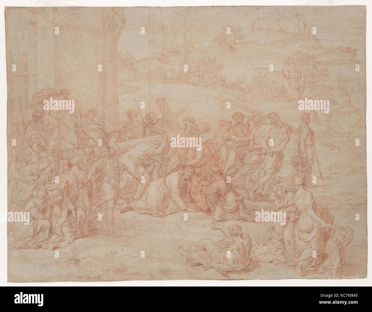 Christ Carrying the Cross, Pierre Mignard, ca. 1684 Stock Photo - Alamy