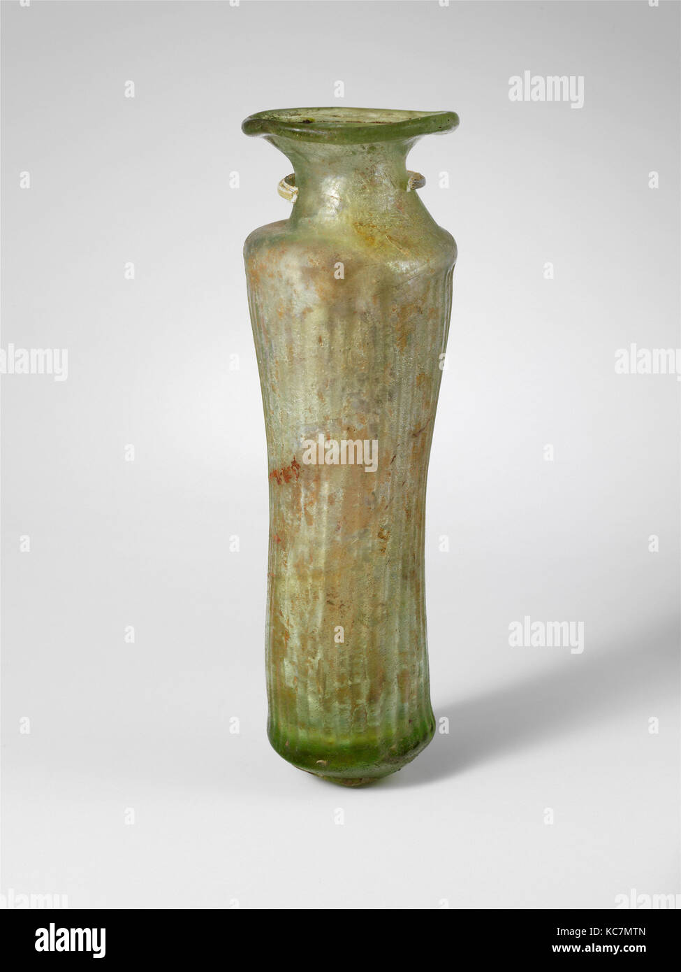 Glass bottle, Late Imperial, 4th–5th century A.D. or later, Roman ...