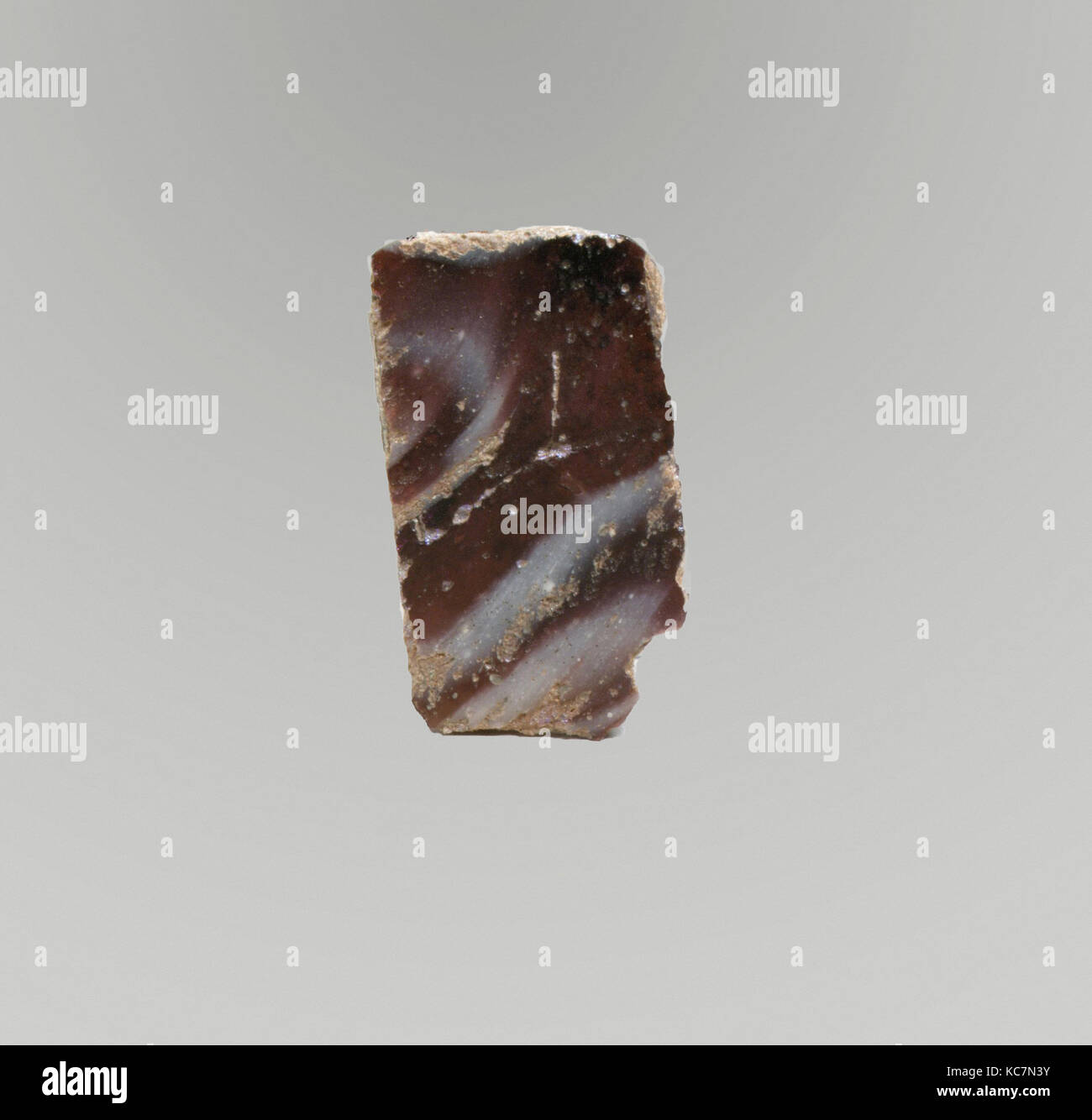 Glass mosaic inlay fragment, late 1st century B.C.–early 1st century A ...