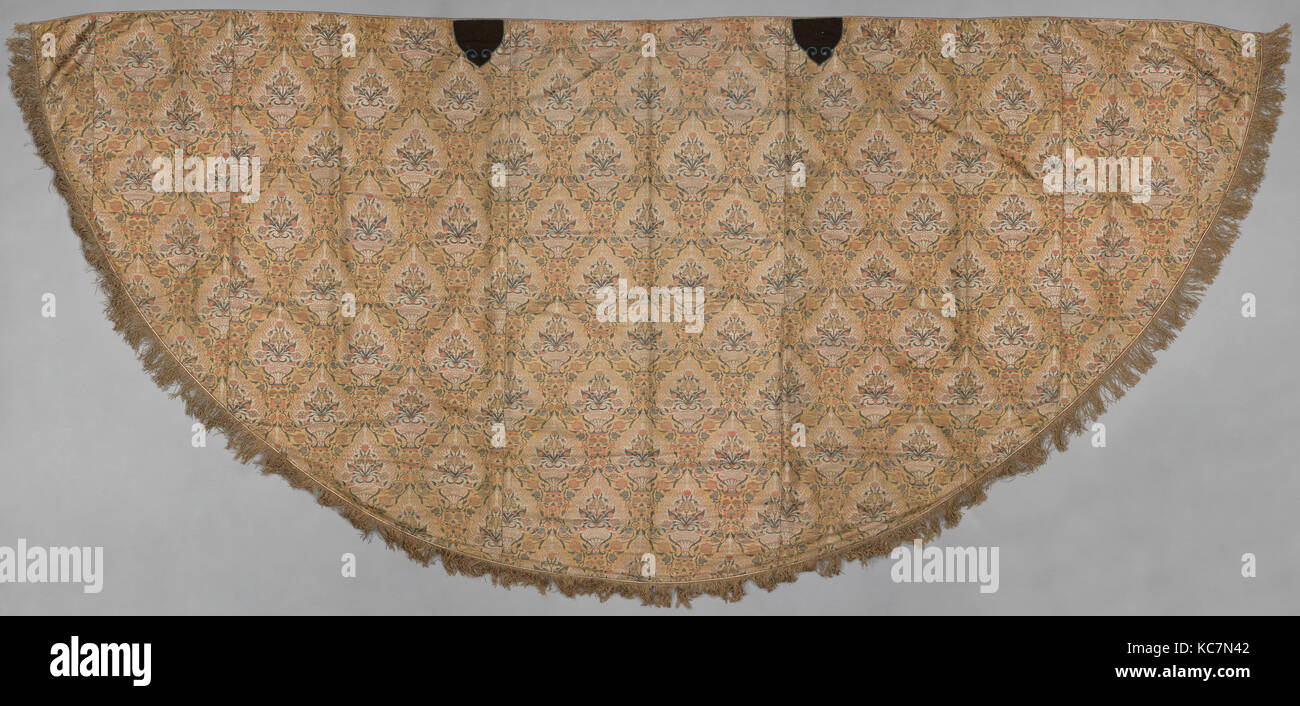 Cope, early 17th century, Attributed to Iran, Silk, metal thread ...